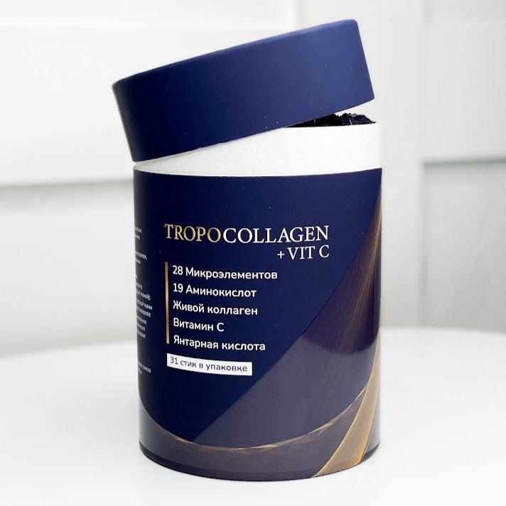 Пищевая добавка Гидрат коллагена Evasion Tropocollagen+Vit C, набор ...
