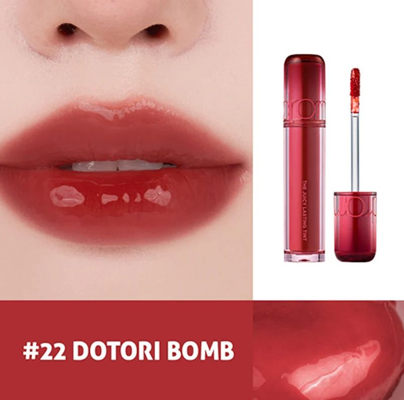Тинт для губ стойкий глянцевый Rom&nd Juicy Lasting Tint 22 Dotori Bomb - купить в Москве, цены ...